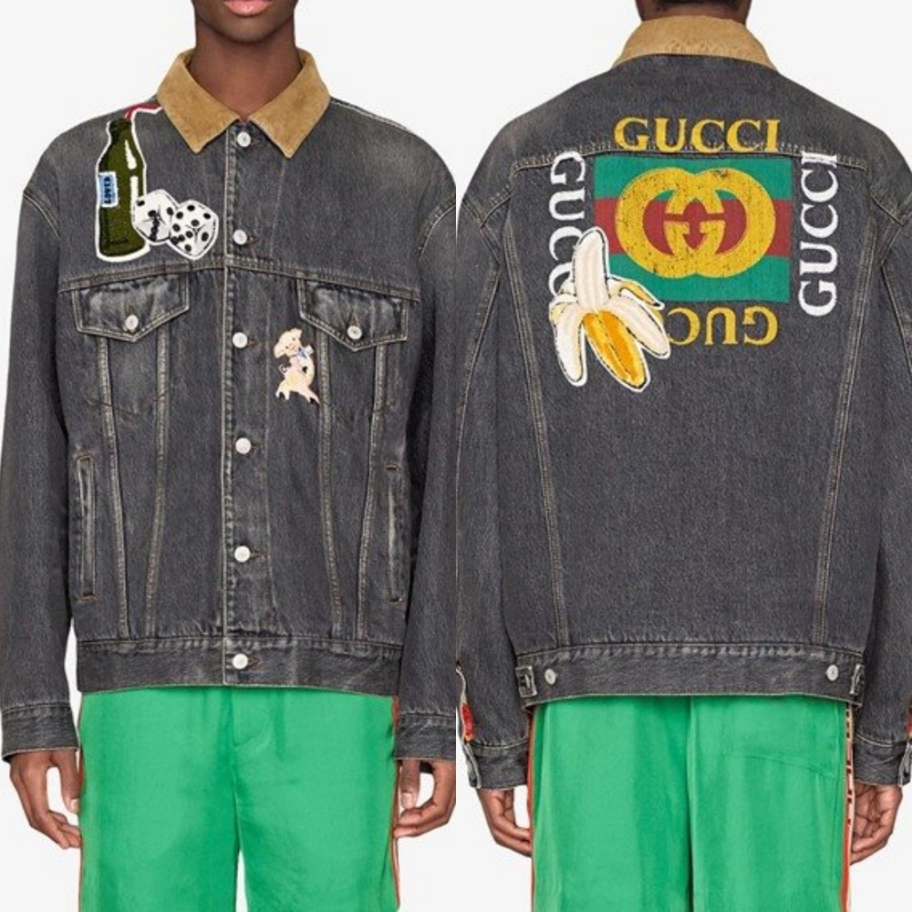 Gucci Logo & Appliques Denim Jacket - Gem
